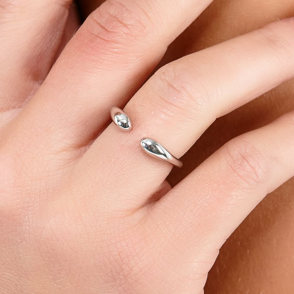 Double Drop Ring - Saint Gyles Jewellers